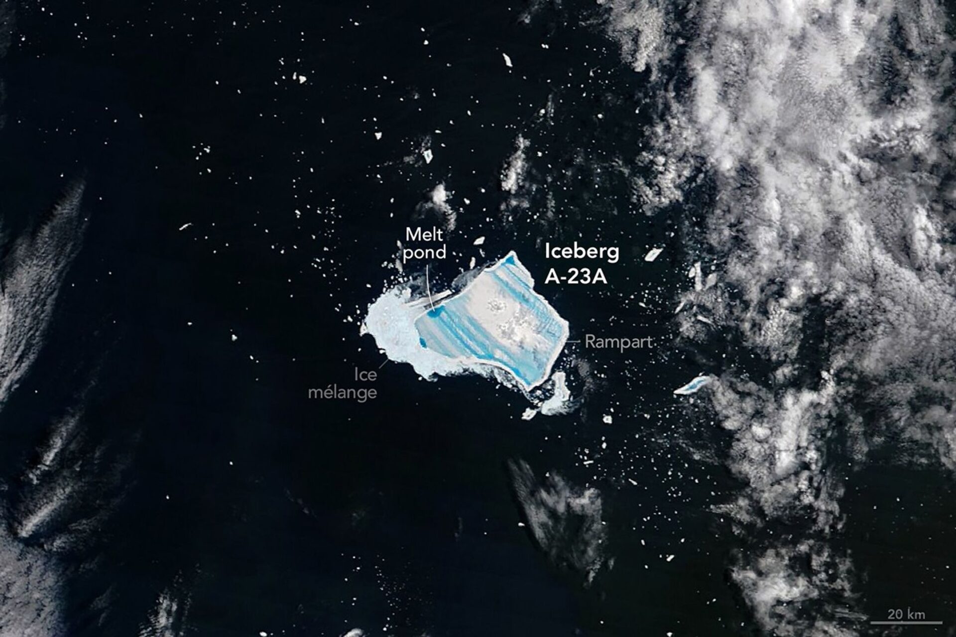 A-23A - The World’s Largest Iceberg - Enters Final Stages Of Melting ...